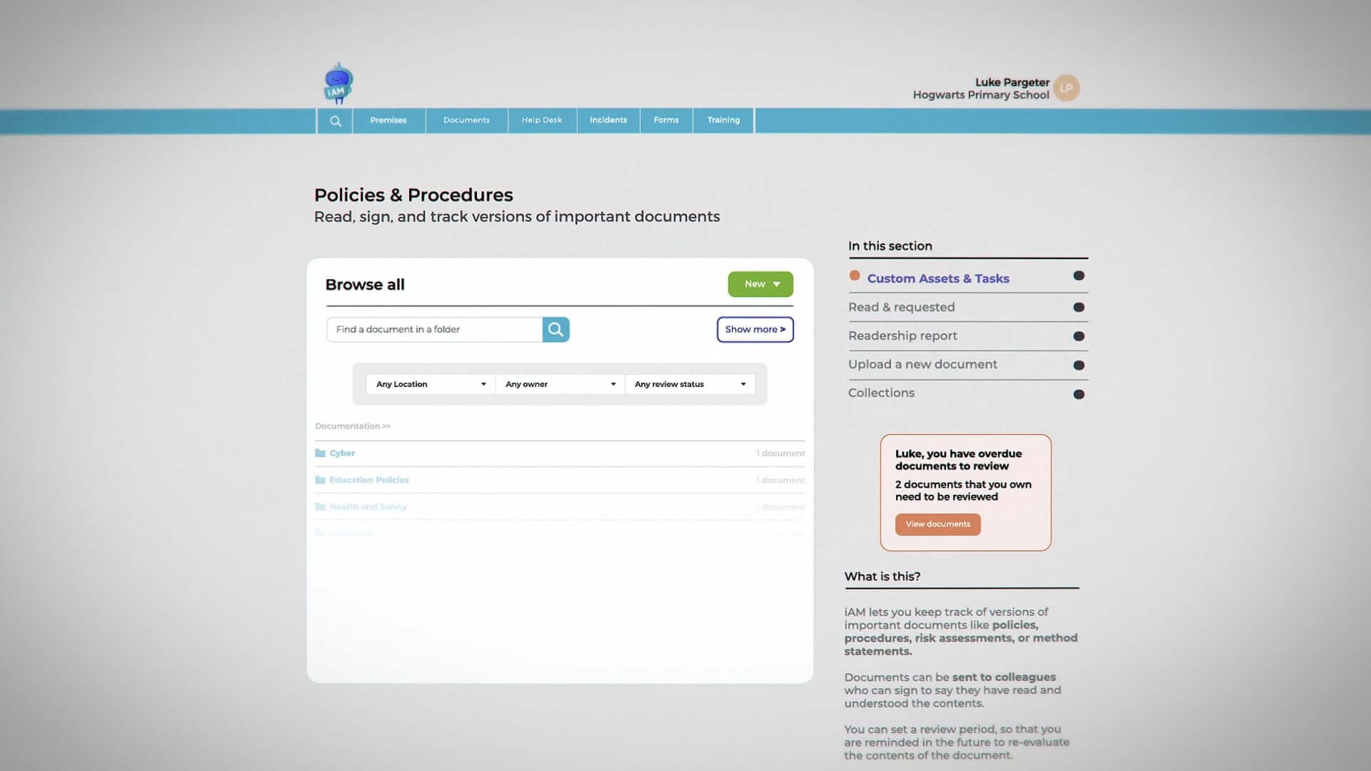 Compliance Tool | Document Tracking